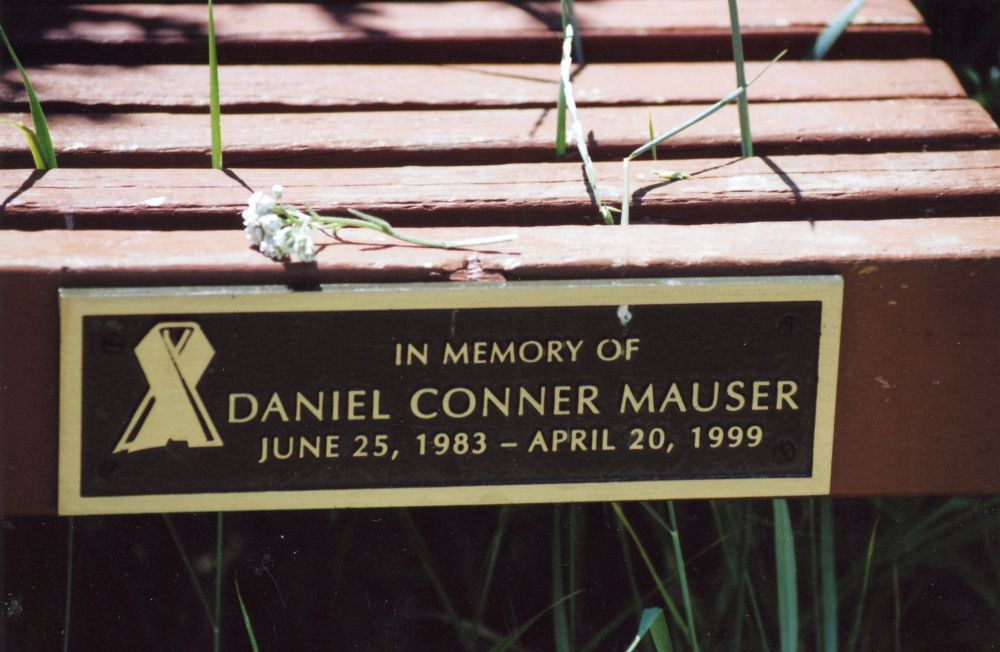 Memorial Bench for Daniel – Daniel Mauser Memorial Website